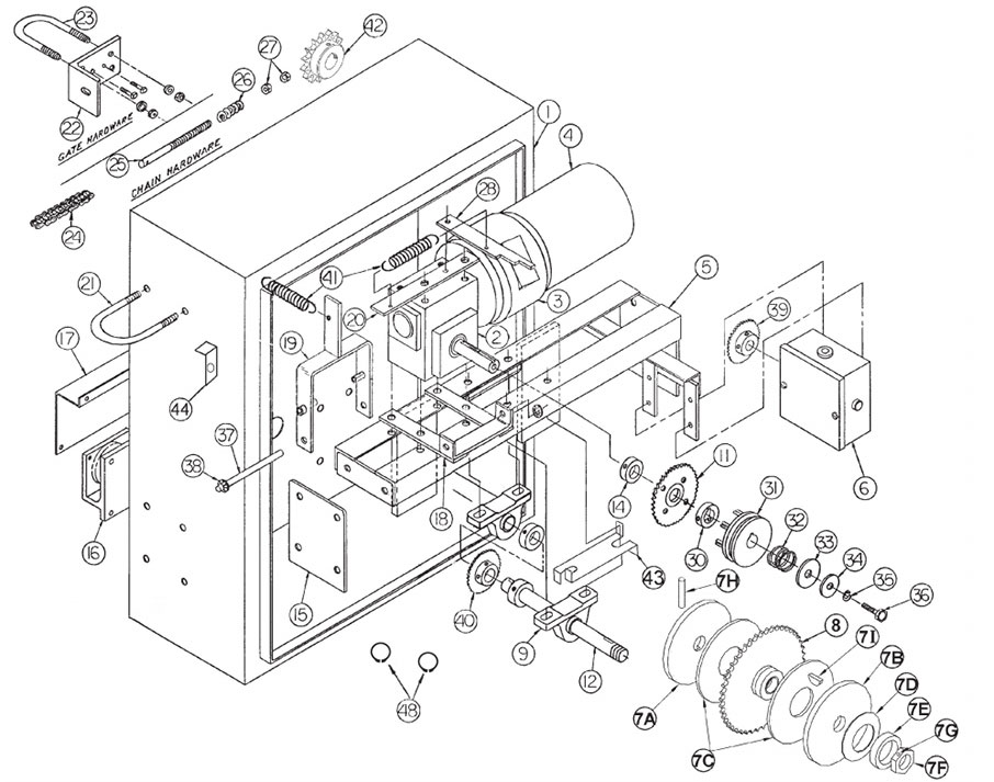 GSLG-A Operator Replacement Parts - GSLG-A Replacement Parts - Slide ...